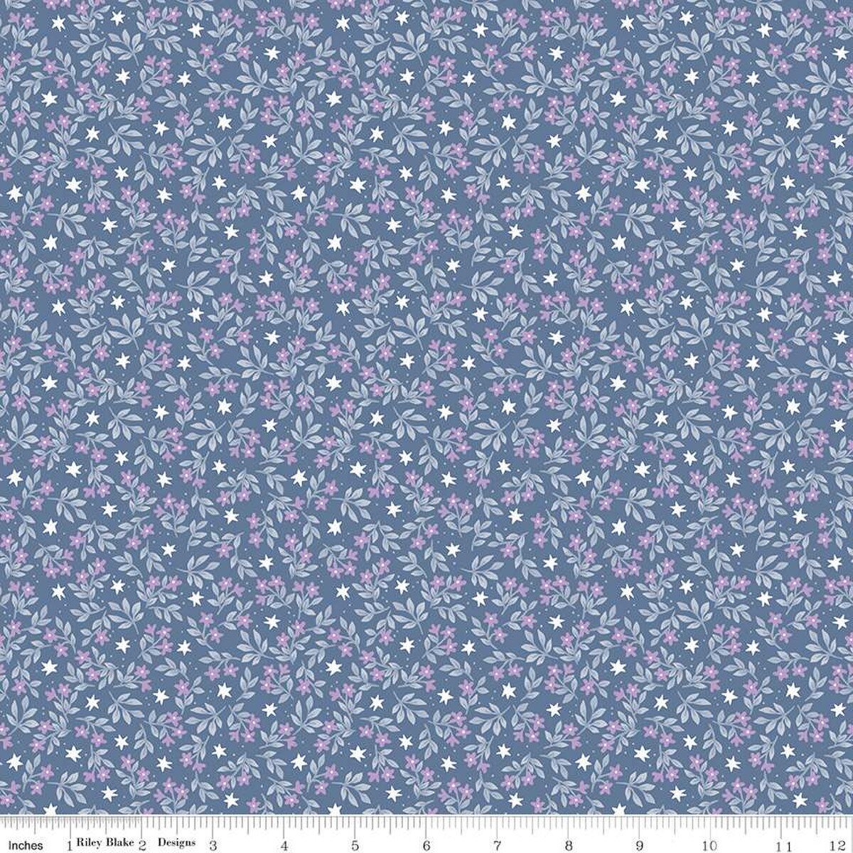 Buy Riley Blake Designs - Twinkle Little Star, Jasmine Stars, Denim ...